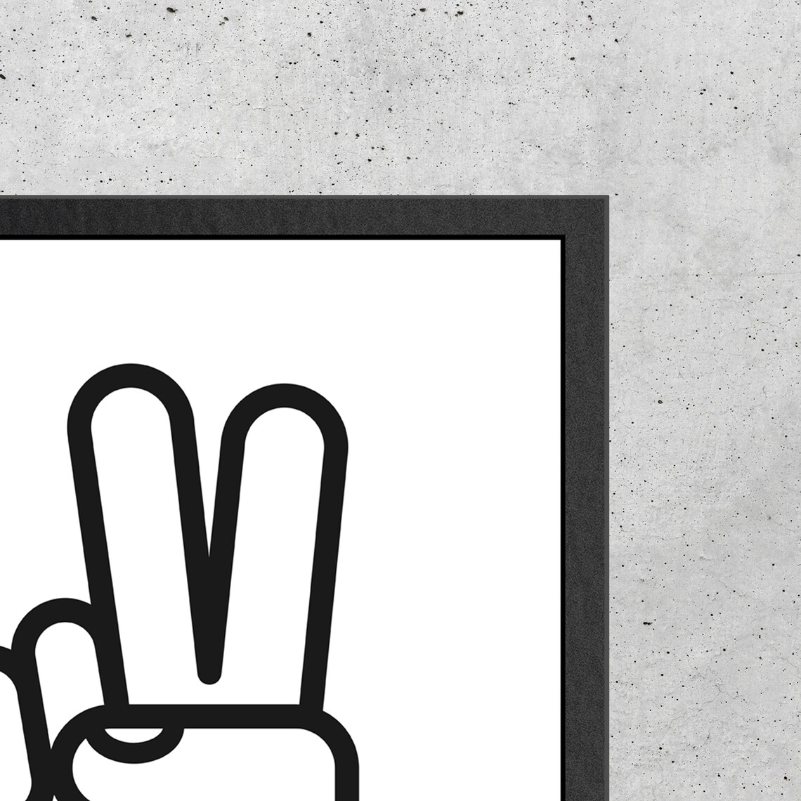 PEACE Printable Peace Sign Surf Art Surf Decor Boho | Etsy