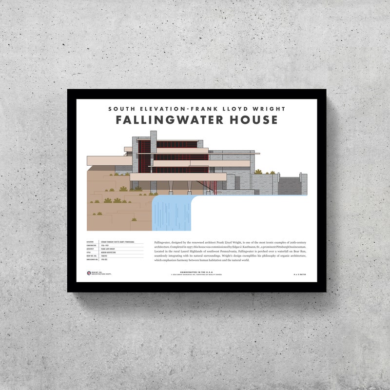 Fallingwater - Etsy