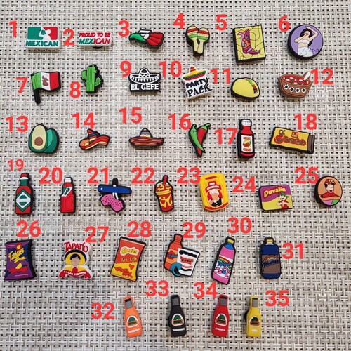 MEXICAN CROC CHARMS - Etsy