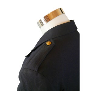 Fireman Jacket, Dutch Vintage Firefighter Officer Blazer, Size 42 - Etsy