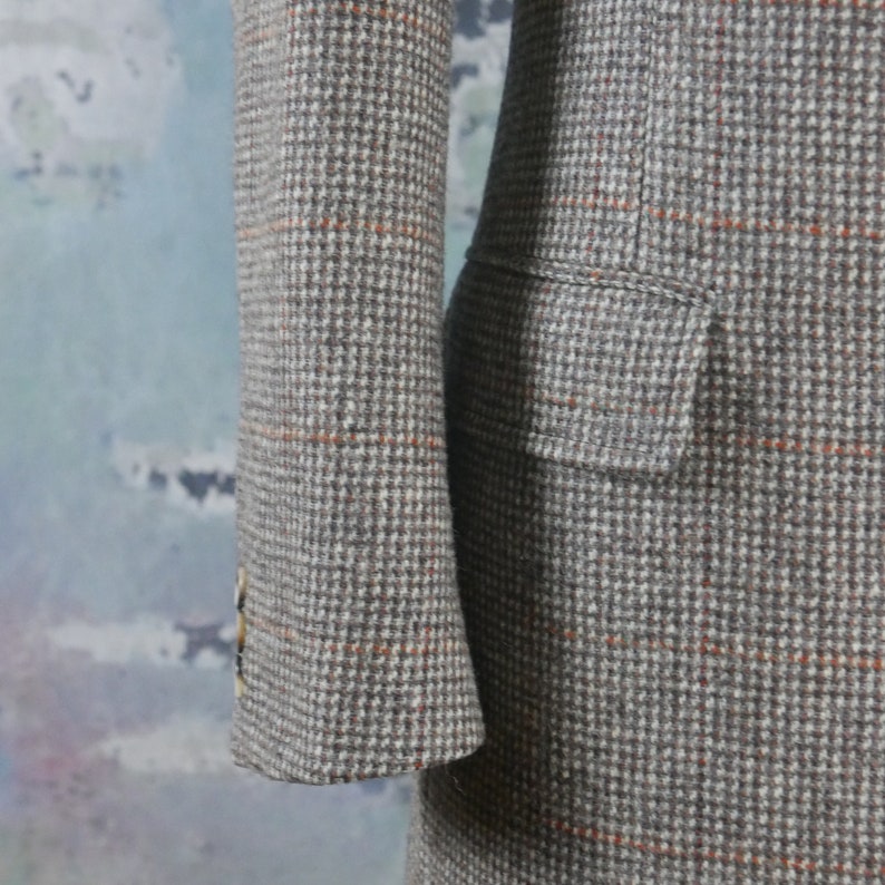 Light Brown Tweed Blazer Scottish Wool Vintage | Etsy