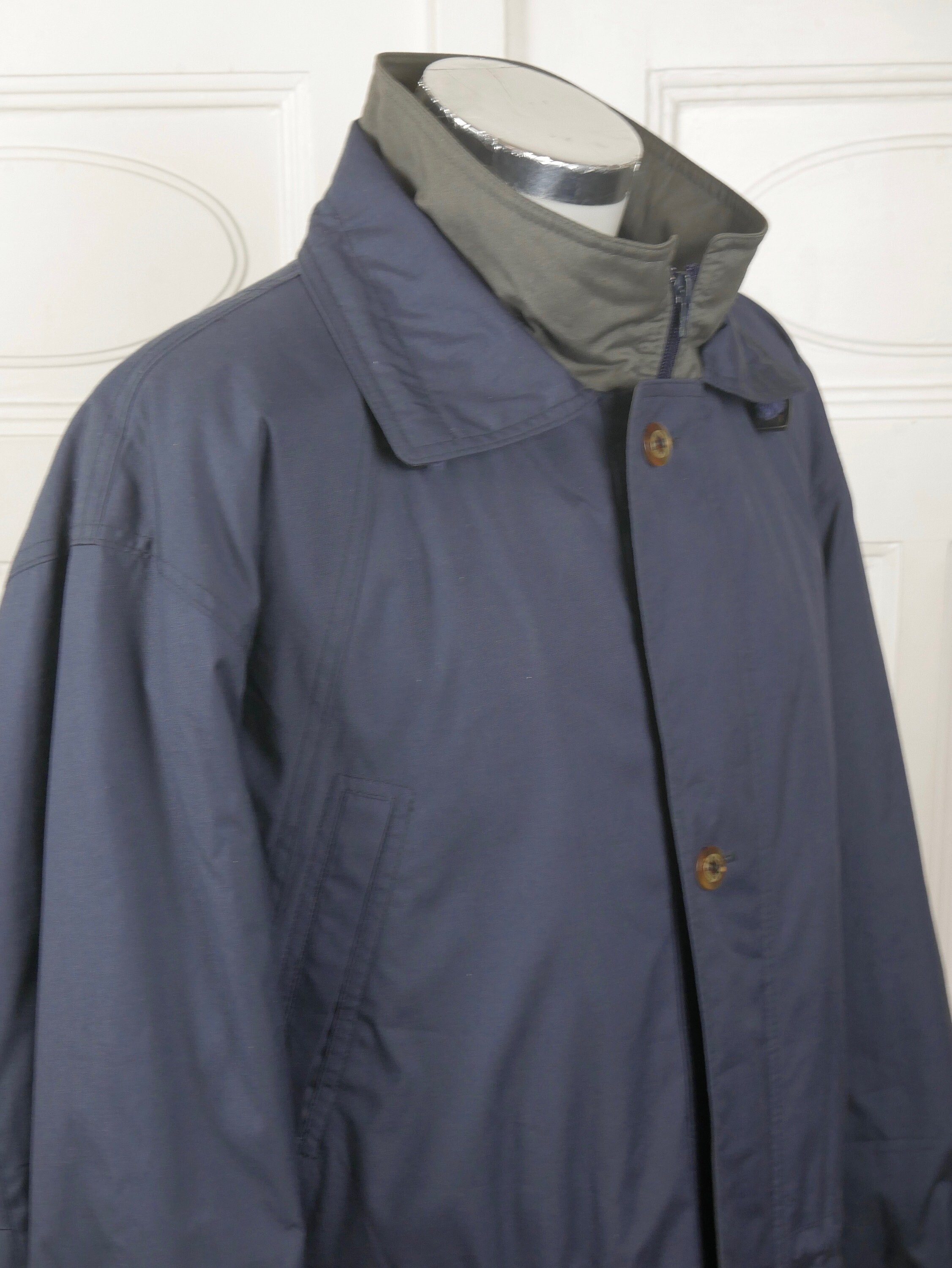 Winter Parka 1990s Vintage Mens Blue Coat European 90s | Etsy