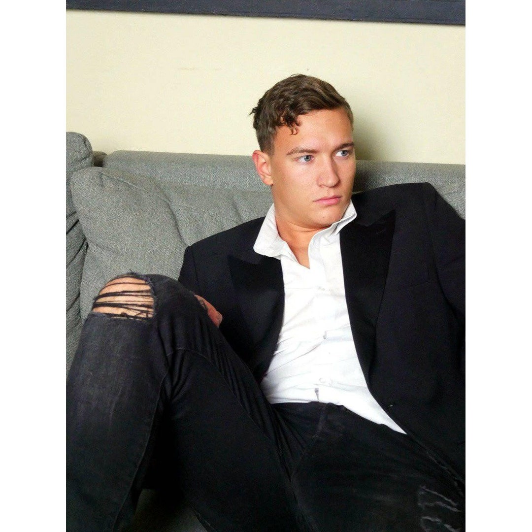 Black Tuxedo Jacket, 80s Dutch Vintage Dinner Blazer With Silk Peak ...