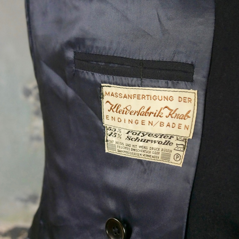 1960s German Navy Jacket Vintage Military Naval Officer's - Etsy