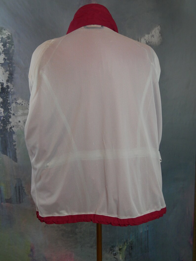 Red Nylon Jacket 1990s European Vintage Zippered Rukka Sport - Etsy