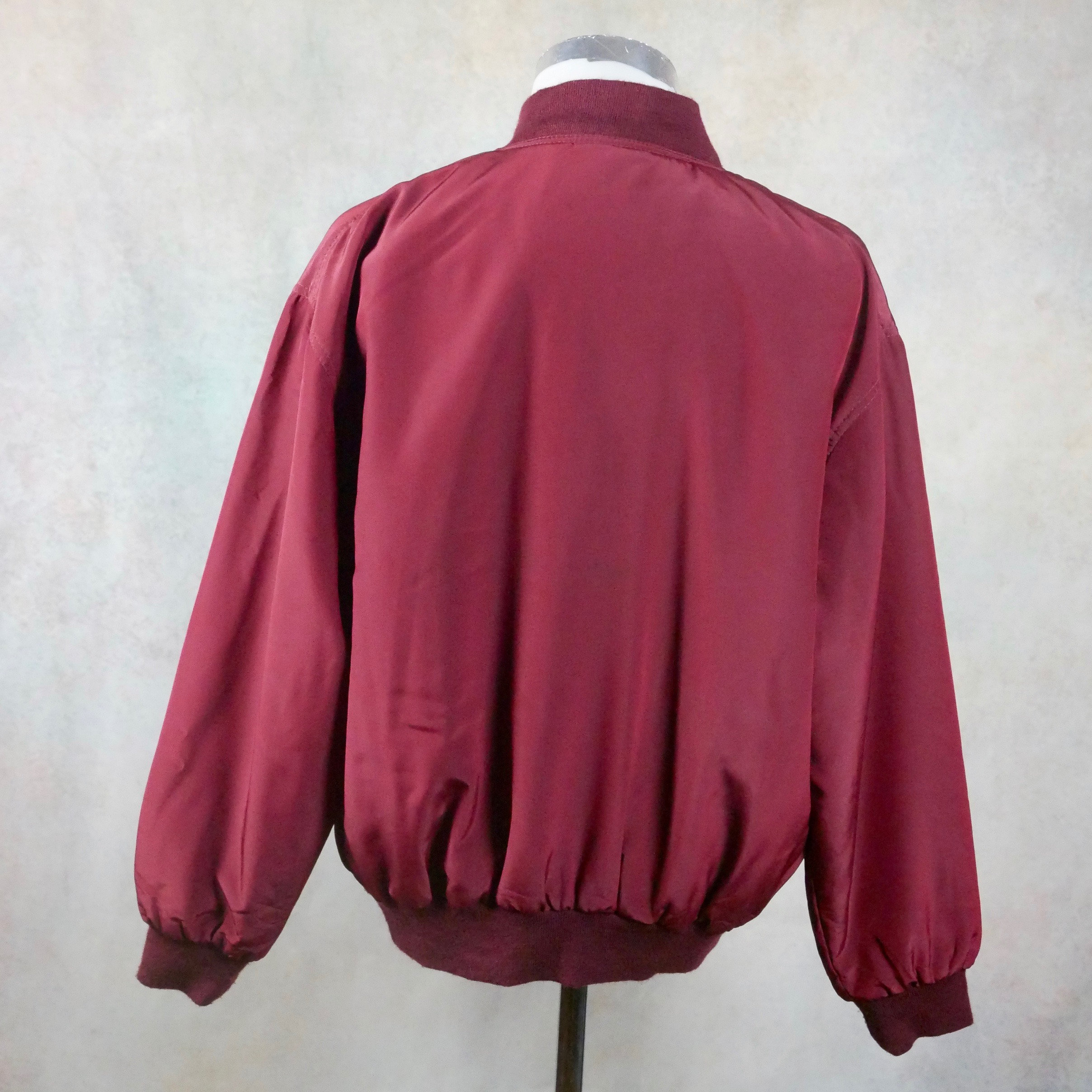 Red Bomber Jacket 1990s European Vintage Size 42 US/UK - Etsy