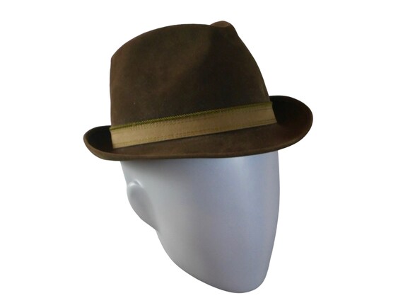 1960s Men's Fedora, European Vintage Trilby Style Oli… - Gem