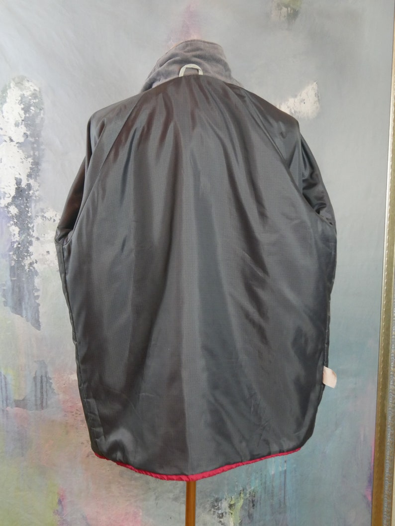 Red Nylon Jacket 1990s European Vintage Zippered Sport Jacket | Etsy