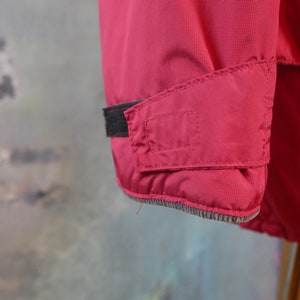 Red Nylon Jacket 1990s European Vintage Zippered Sport Jacket - Etsy