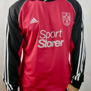 Soccer Goalkeeper Shirt, 90s Vintage Adidas Red and Black Football ...