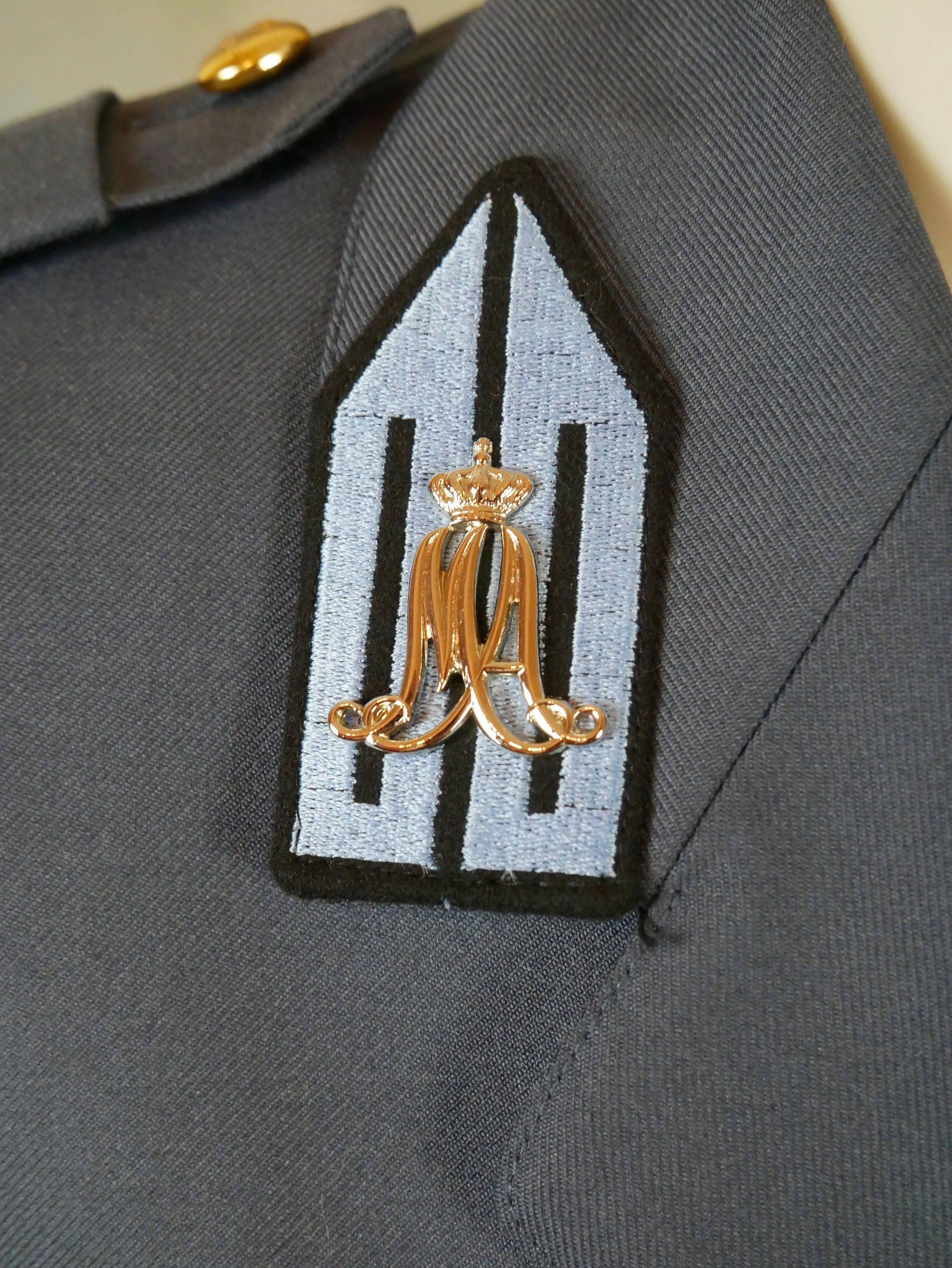 Vintage Military Jacket Gray 90s Dutch Air Force Uniform - Etsy