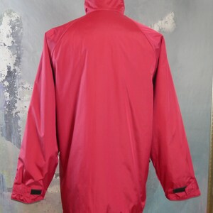 Red Nylon Jacket 1990s European Vintage Zippered Sport Jacket - Etsy