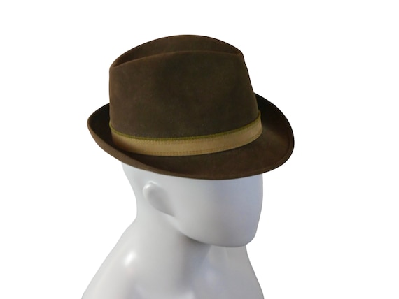 1960s Men's Fedora, European Vintage Trilby Style Oli… - Gem