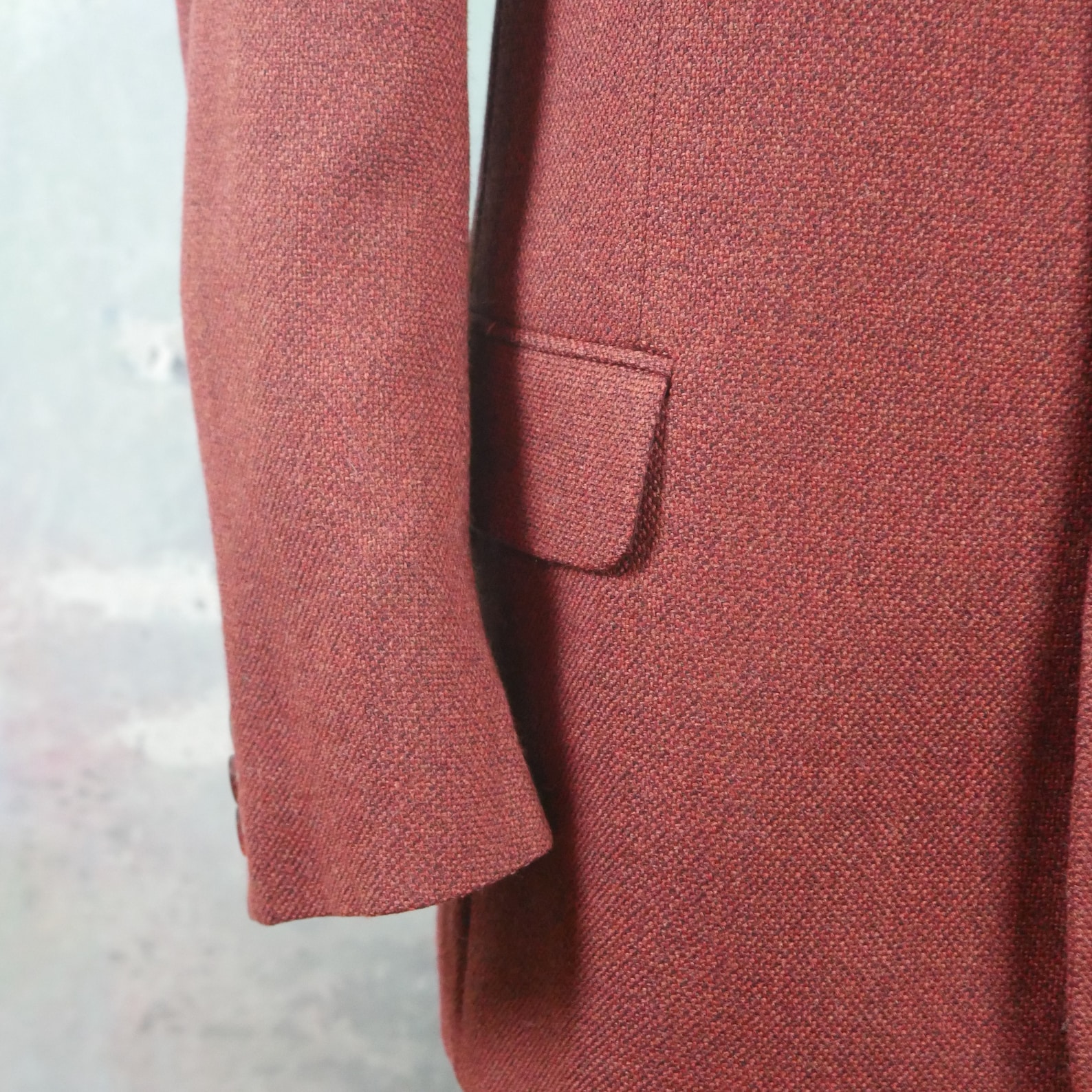 Men's Rust Blazer 1980s Single-breasted European Vintage - Etsy