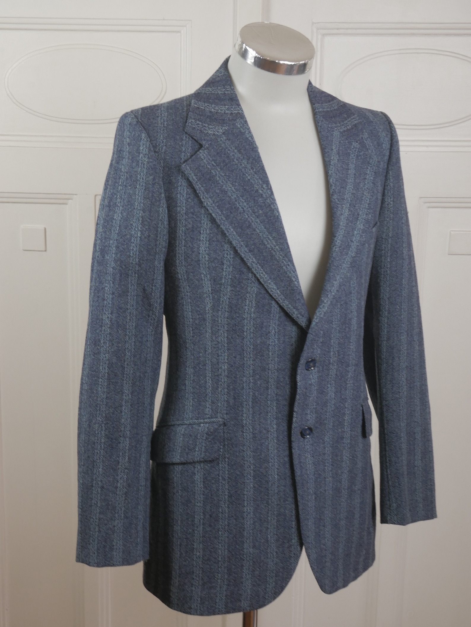 1970s British Vintage Blue Blazer Carnaby Street Style Harold | Etsy