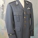 Vintage Military Jacket, Gray 90s Dutch Air Force Uniform Blazer W ...