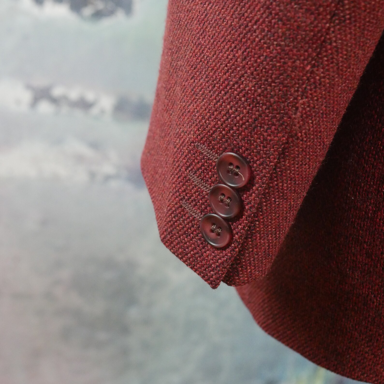 Men's Rust Blazer 1980s Single-breasted European Vintage - Etsy