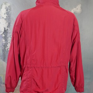 Red Nylon Jacket 1990s European Vintage Zippered Rukka Sport - Etsy