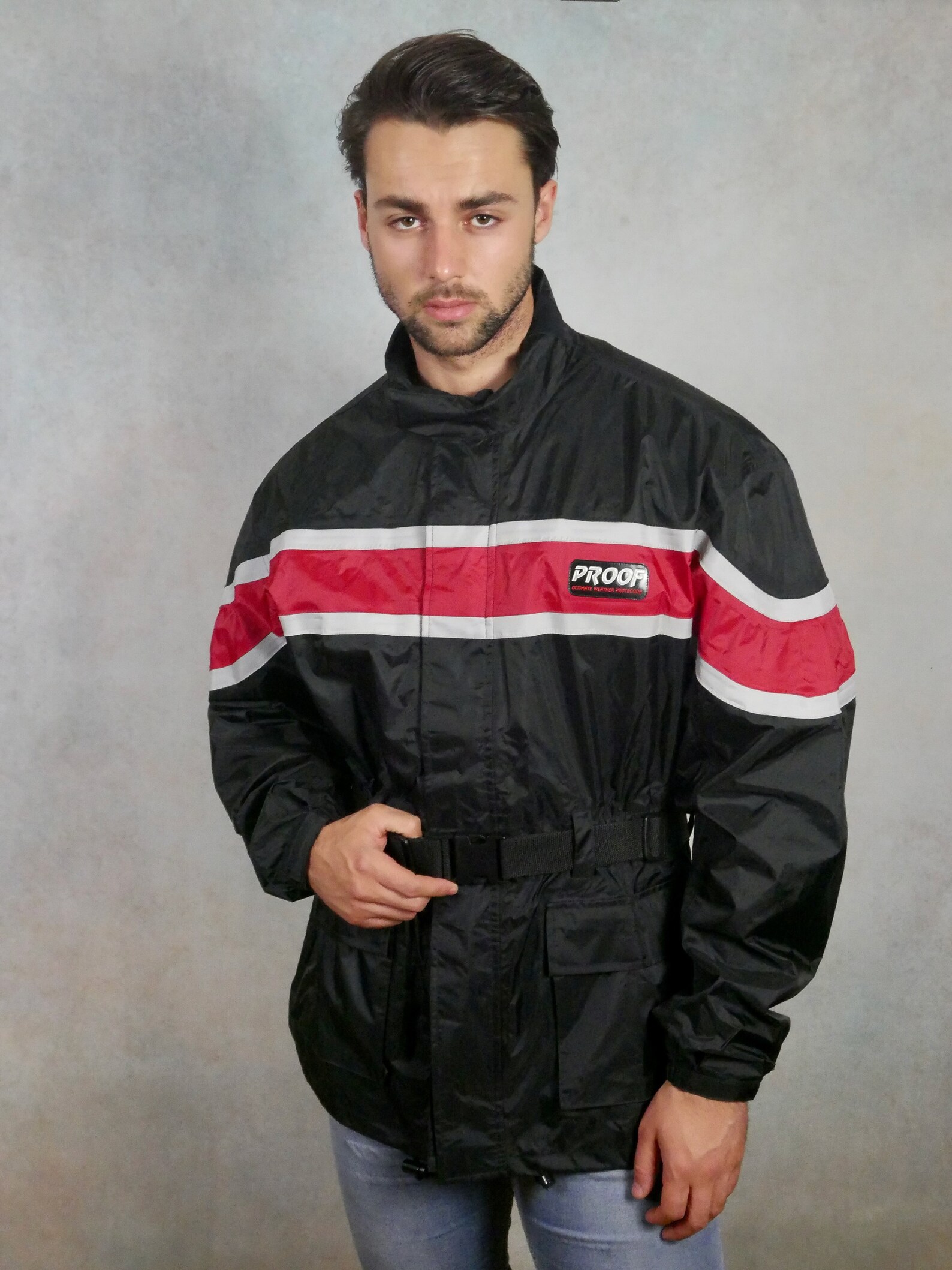 Black Raincoat 90s European Vintage Jacket Size Large 42 to - Etsy