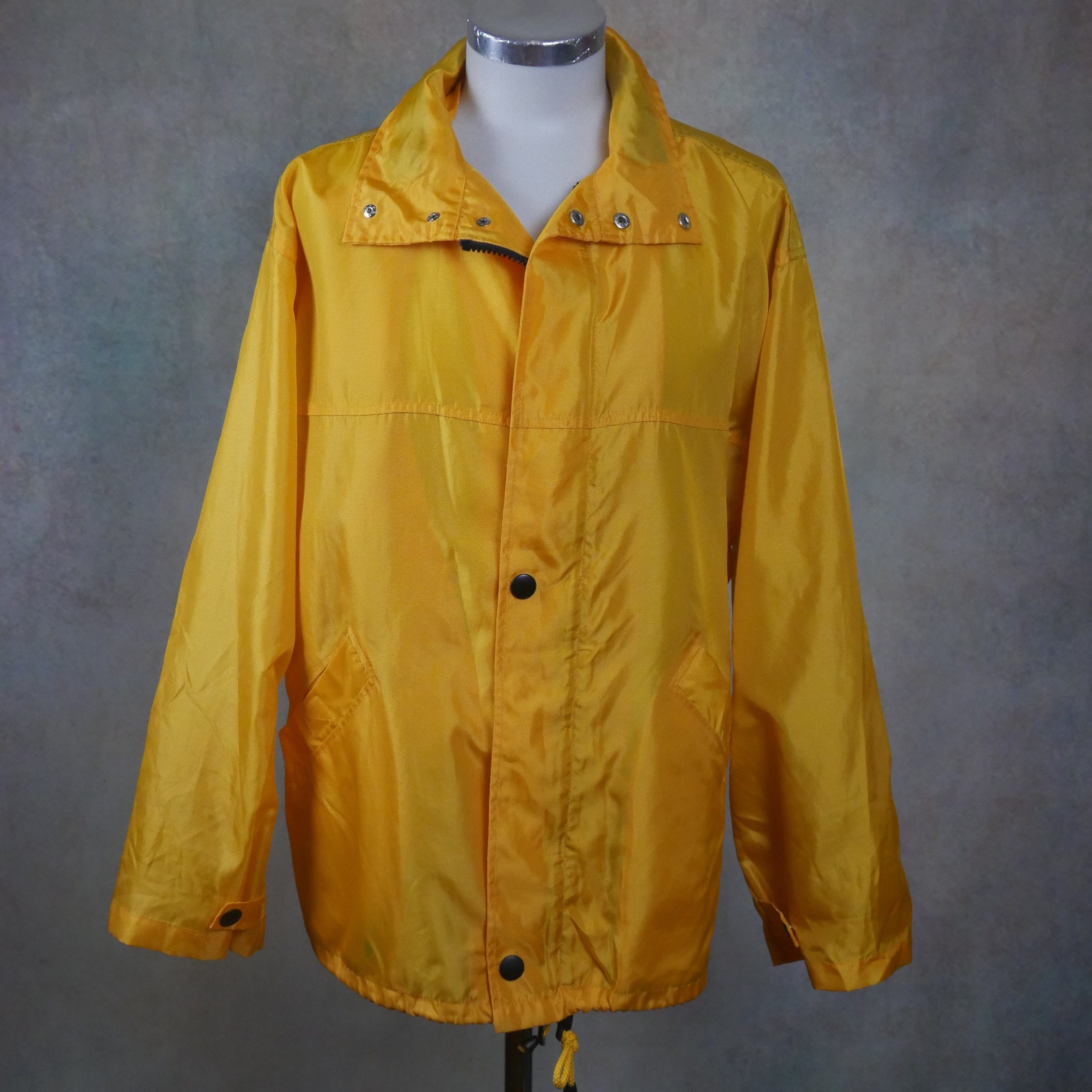 Yellow Jacket 1990s European Vintage Nylon Waterproof | Etsy