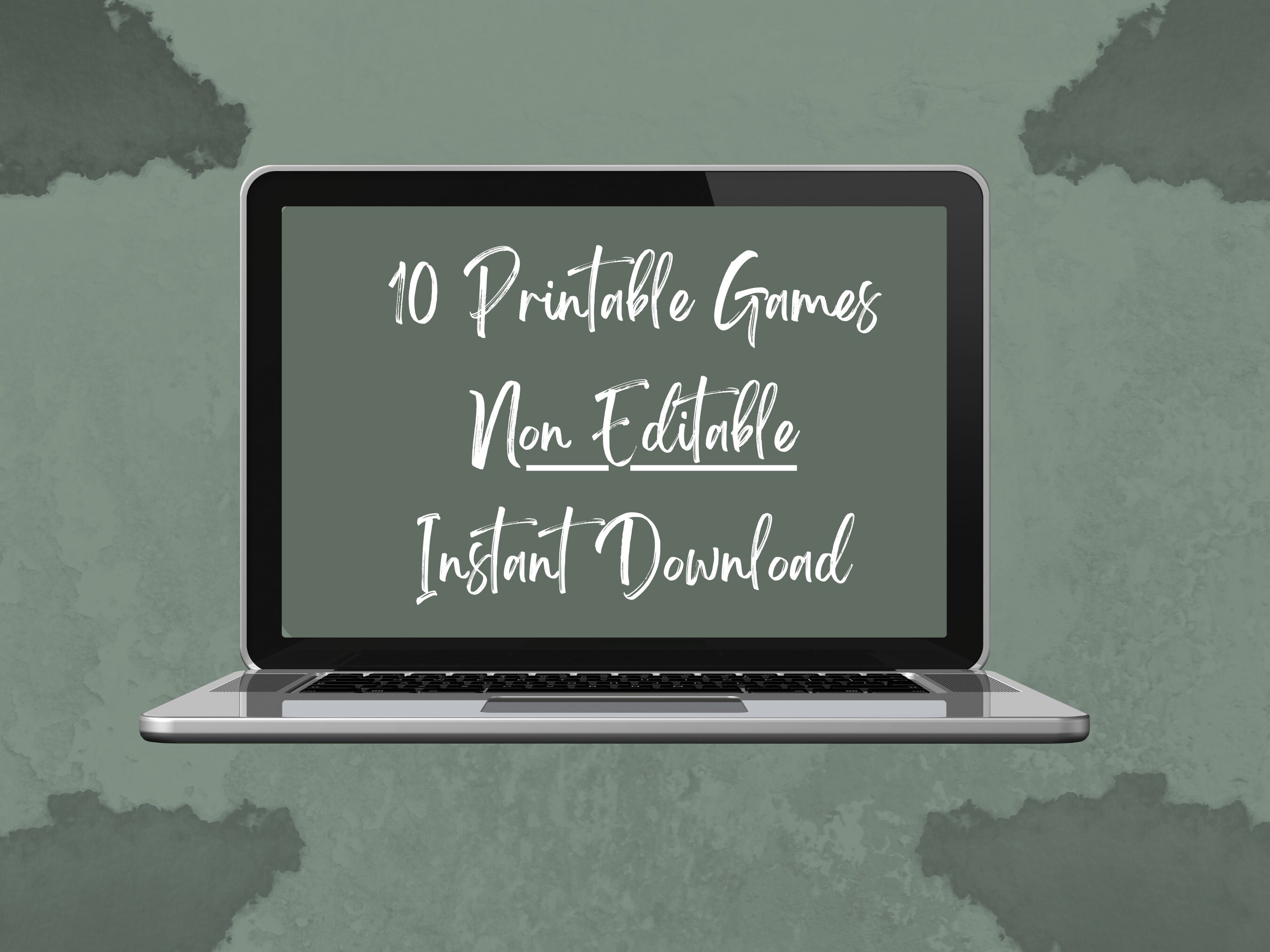 Safari Jungle Theme Baby Shower Printable Games Bundle, Baby Animals ...