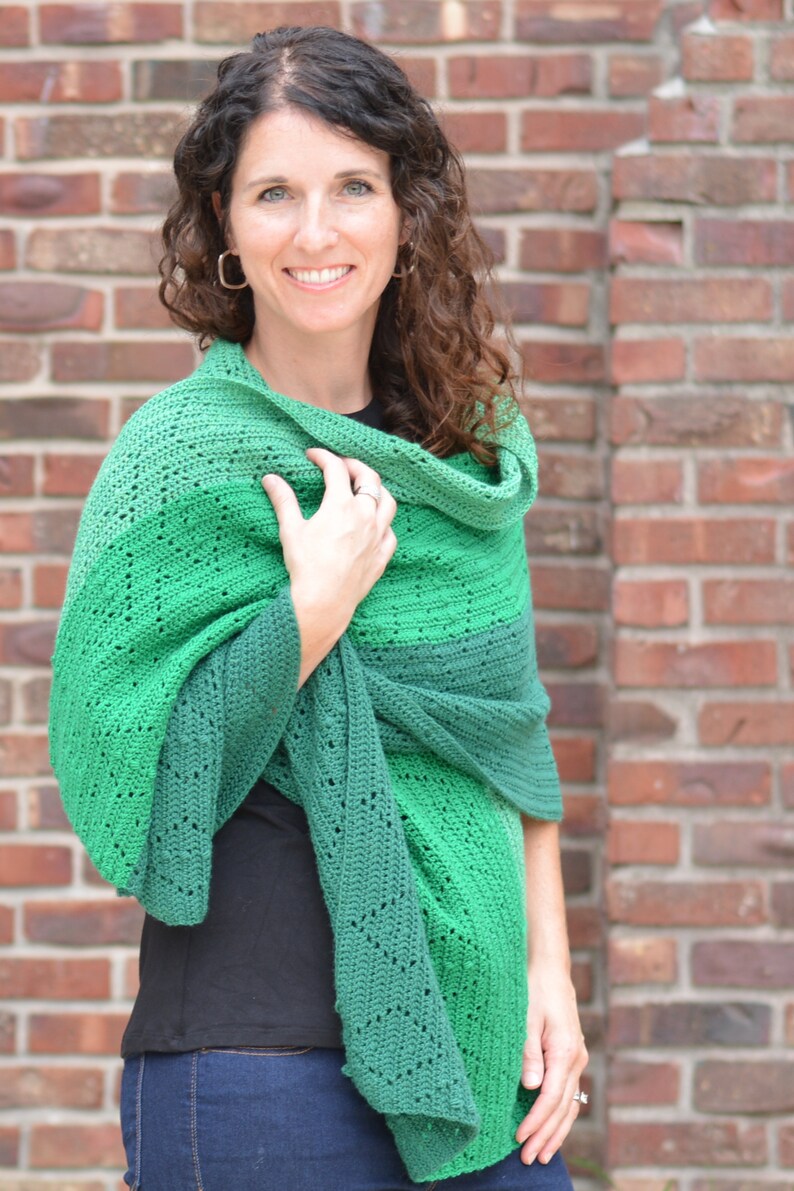 Lightweight Women's Crochet Shawl Pattern - Instant PDF Download - Etsy