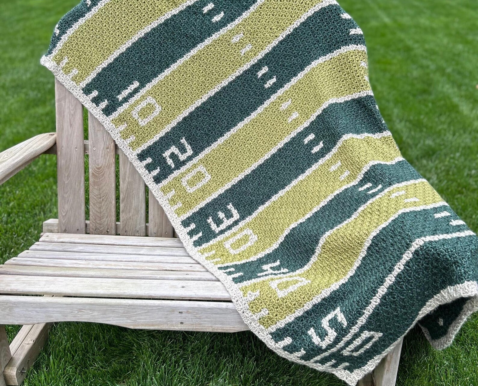 Football Field C2C Crochet Blanket Pattern - Crochet Football Field ...
