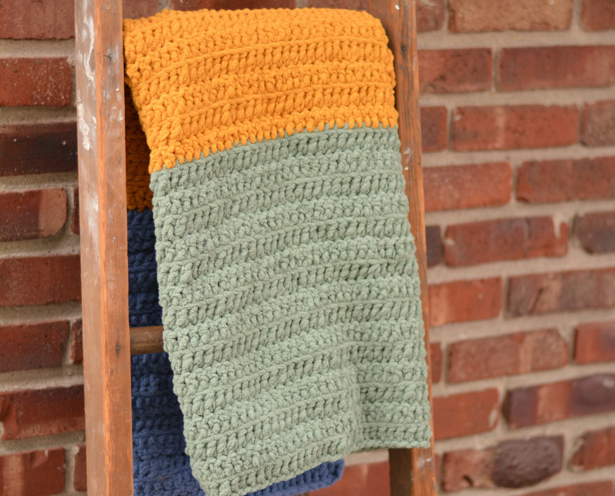 Crochet Crochet Color Block Baby Blanket - Easy Crochet Blanket Pattern ...