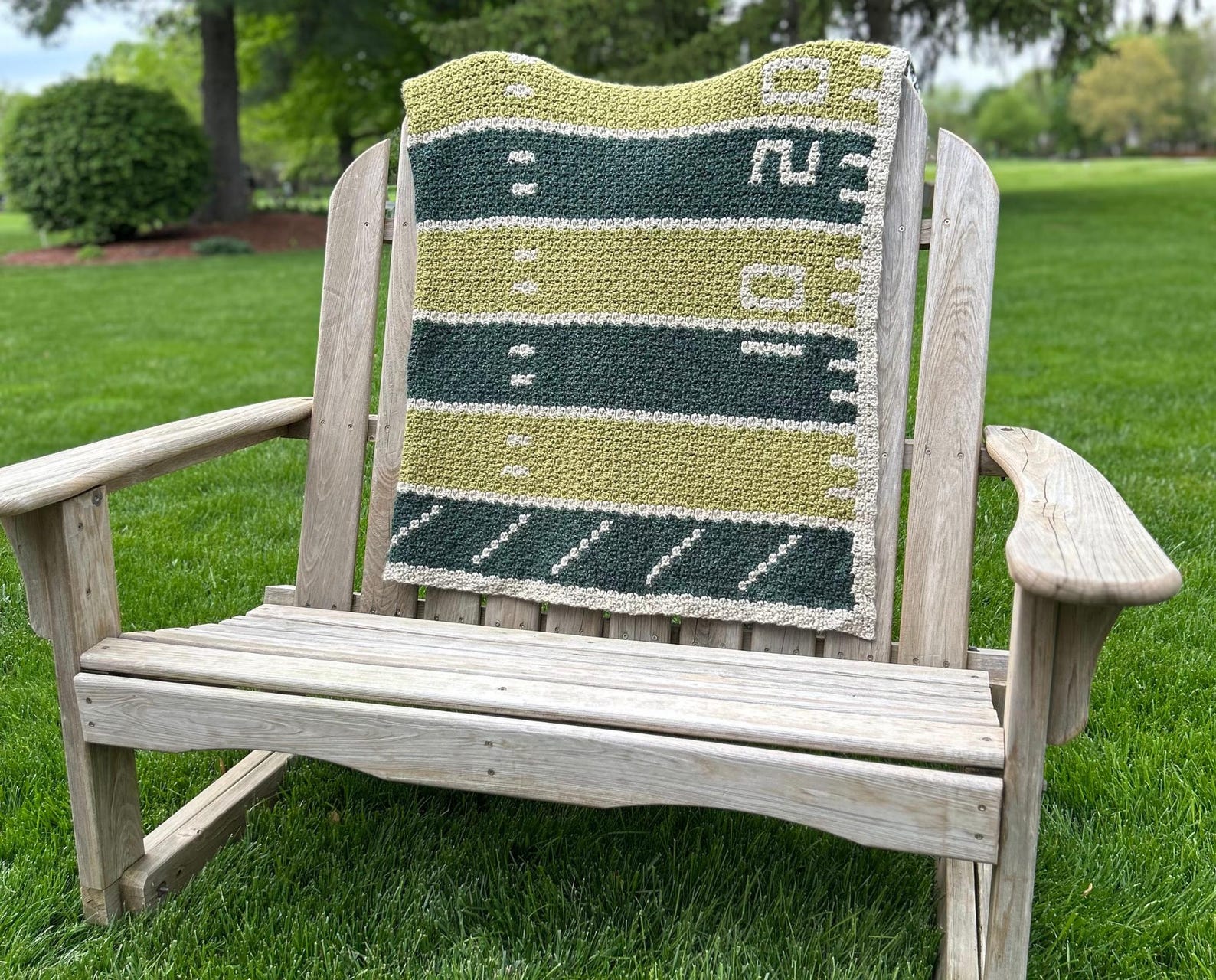 Football Field C2C Crochet Blanket Pattern - Crochet Football Field ...