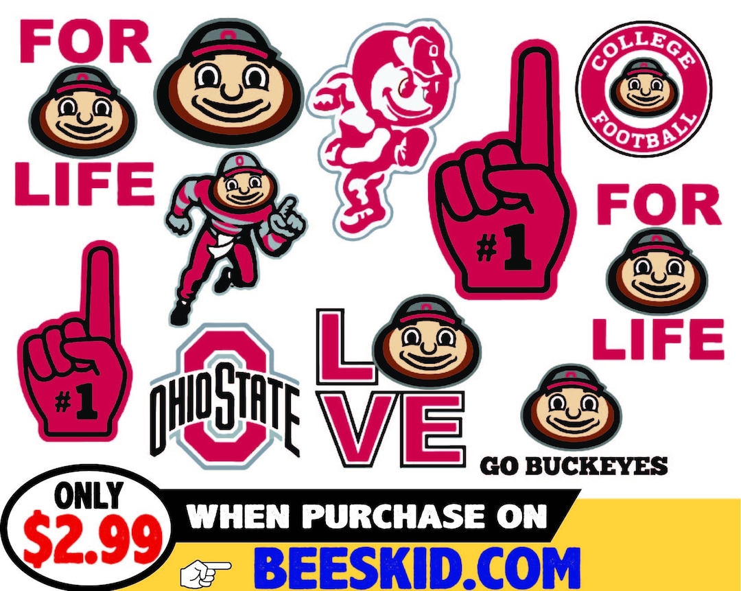 Ohio-state-buckeyes Svg Bundle Go-buckeyes Svg N-C-A-A Teams - Etsy