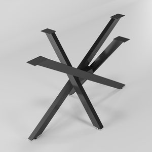 Spider Metal Table Legs - Modern Spider Shape - 28" High - Industrial ...
