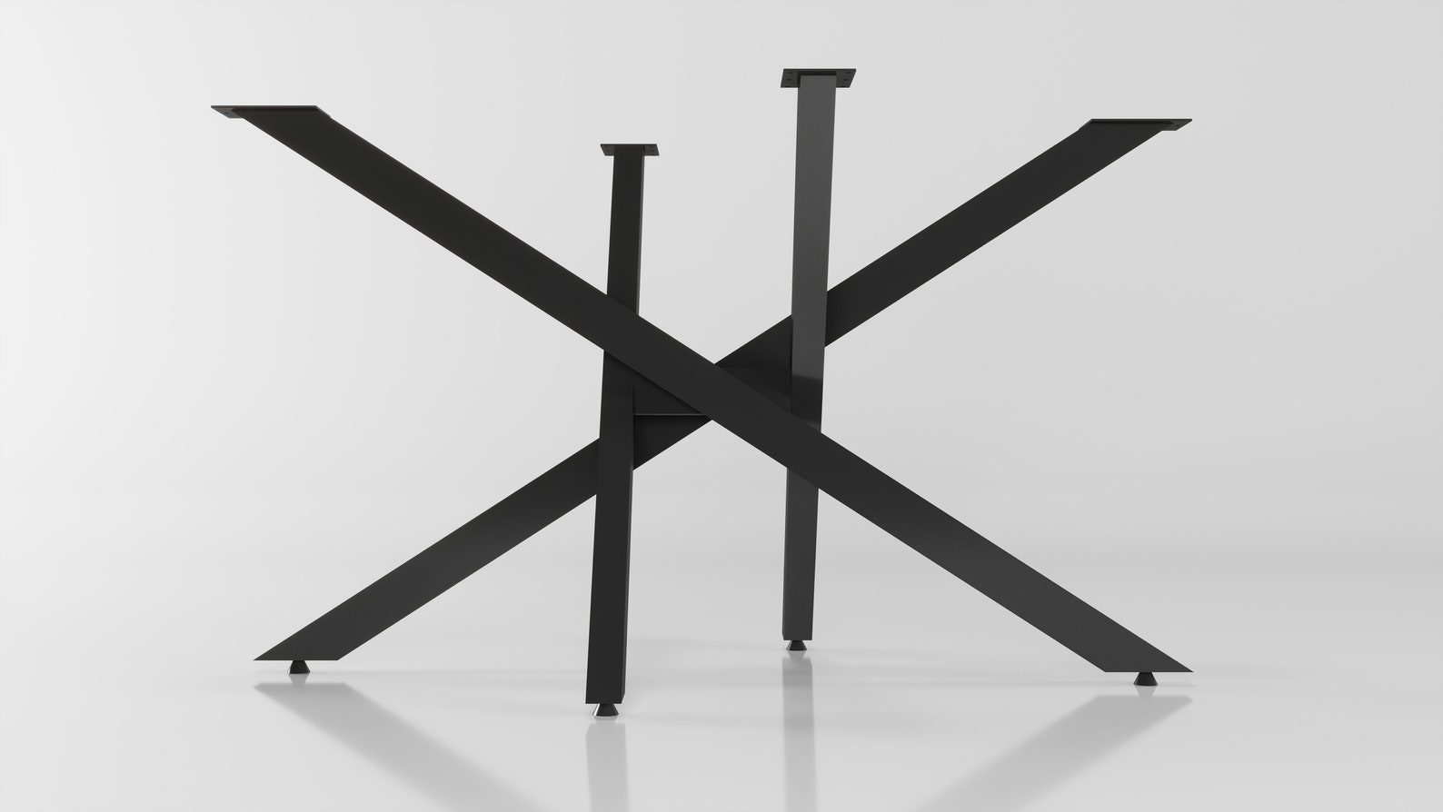 Spider Metal Table Legs - Modern Spider Shape - 28" High - Industrial ...