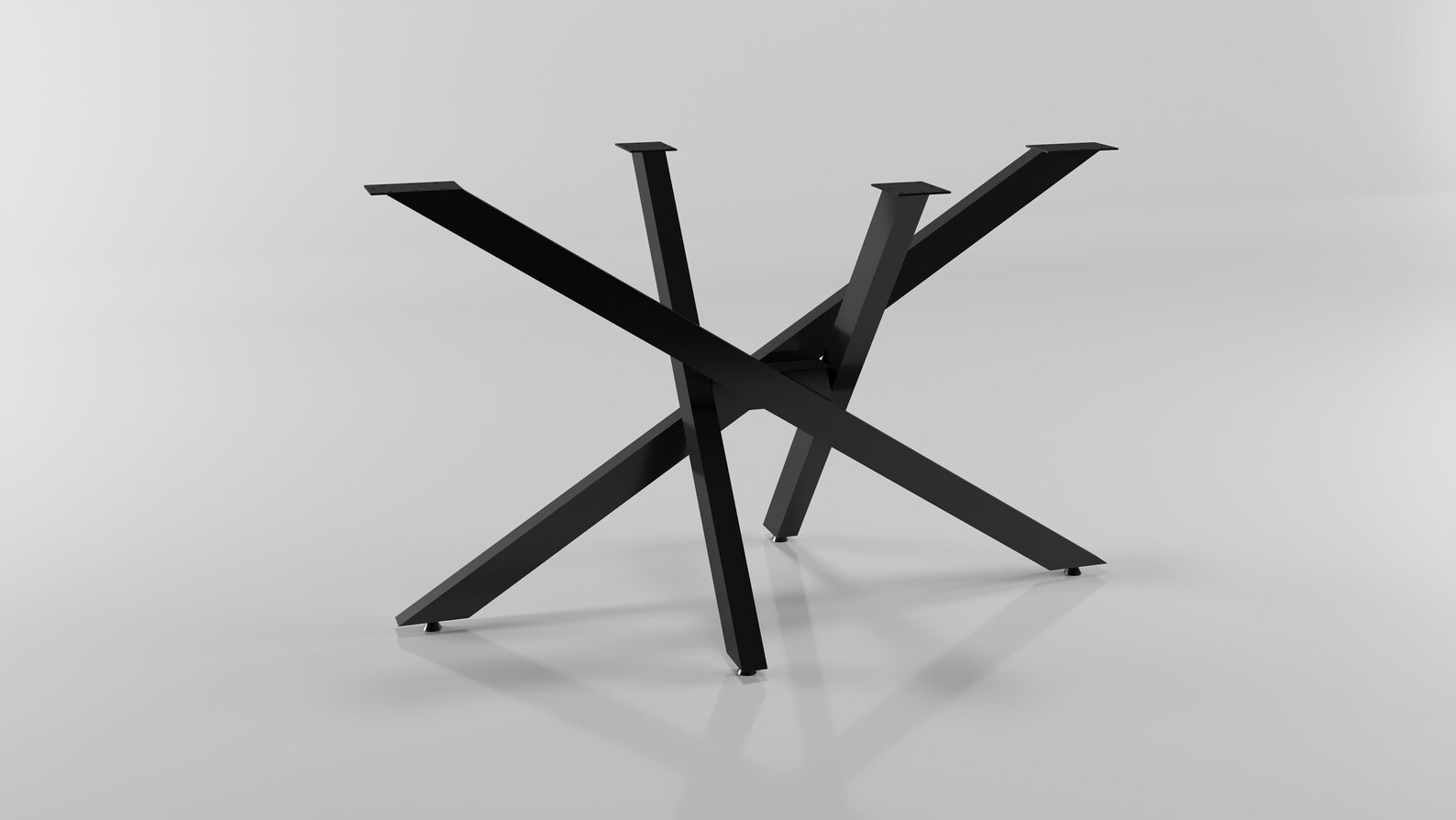 Spider Metal Table Legs - Modern Spider Shape - 28" High - Industrial ...