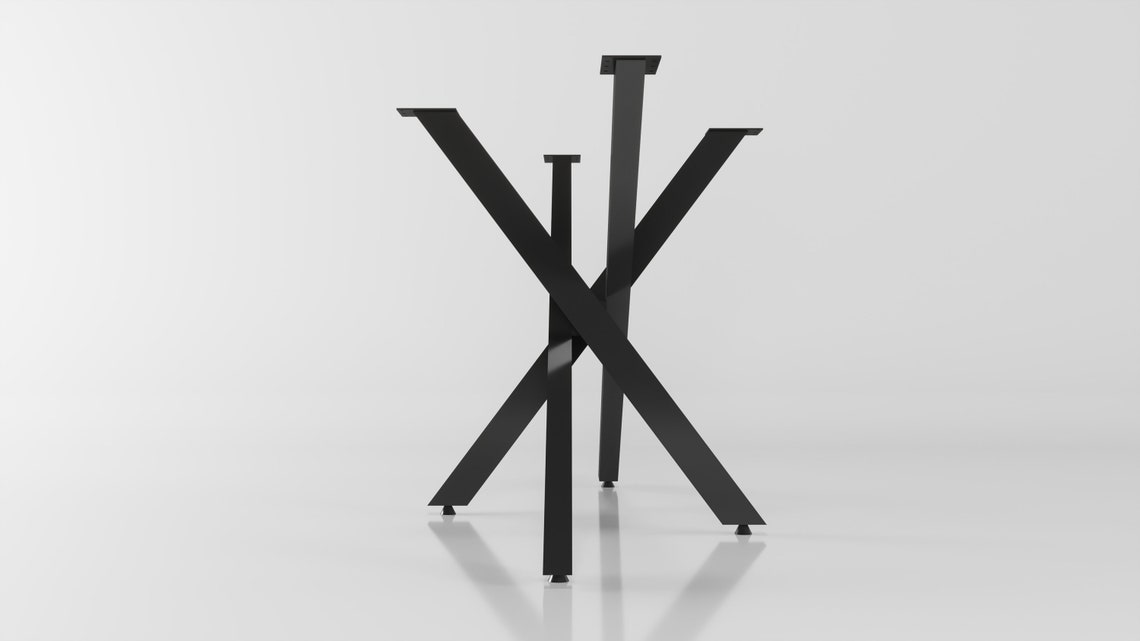 Spider Metal Table Legs - Modern Spider Shape - 28" High - Industrial ...