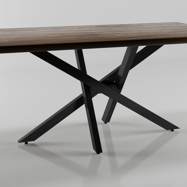 Metal Table Legs Modern A Shape 28 High Industrial Style Durable Double ...