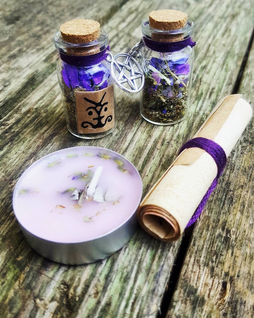 Witch Bottle Talisman Amulet Increased Psychic Intuition Clairvoyancy ...