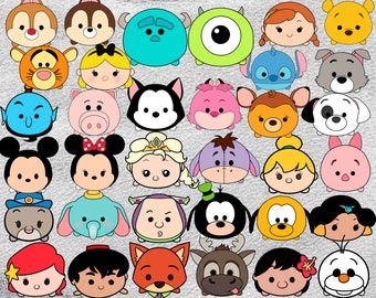 Tsum tsum clipart | Etsy