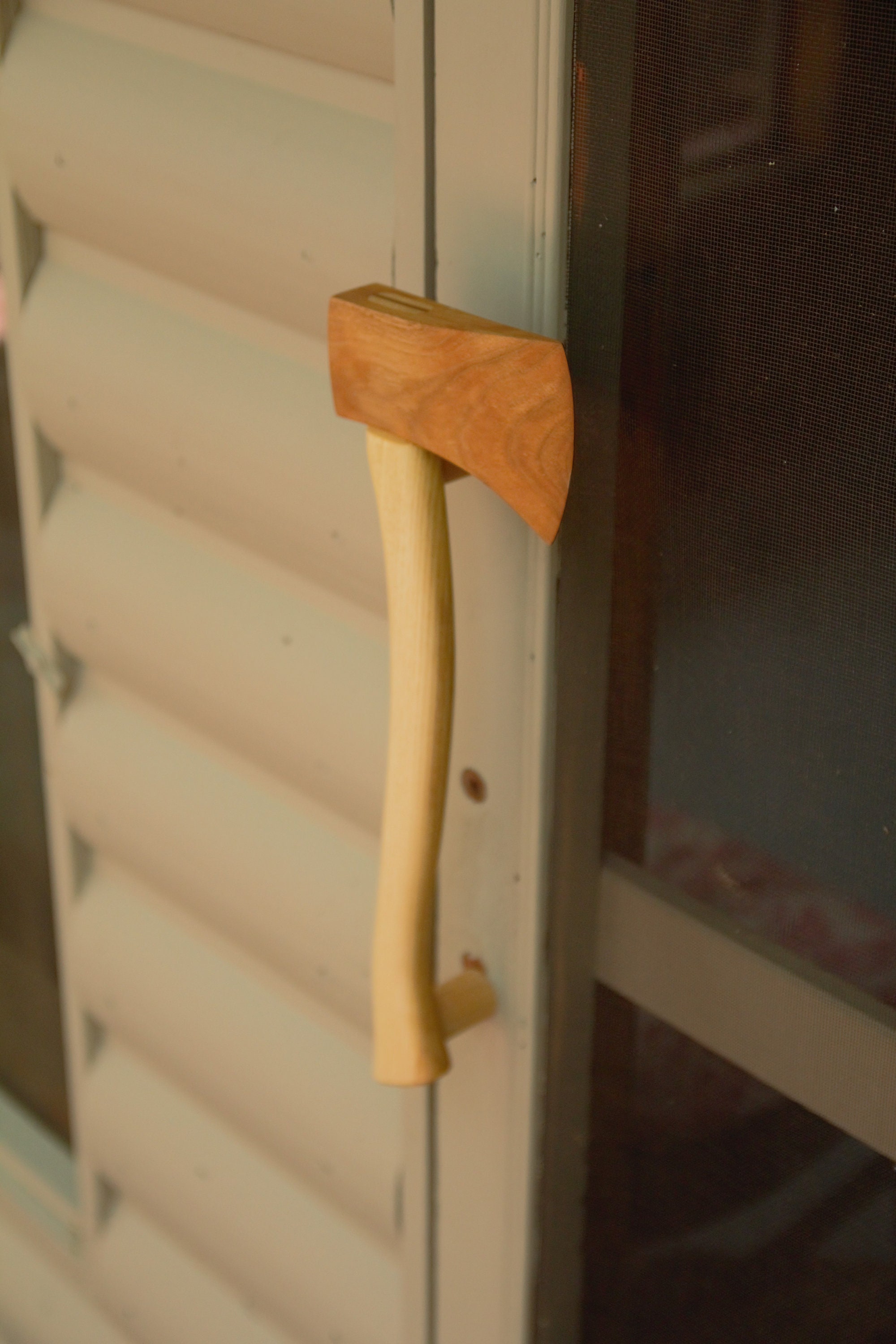 Wooden Hatchet Door Handle Pull - Etsy