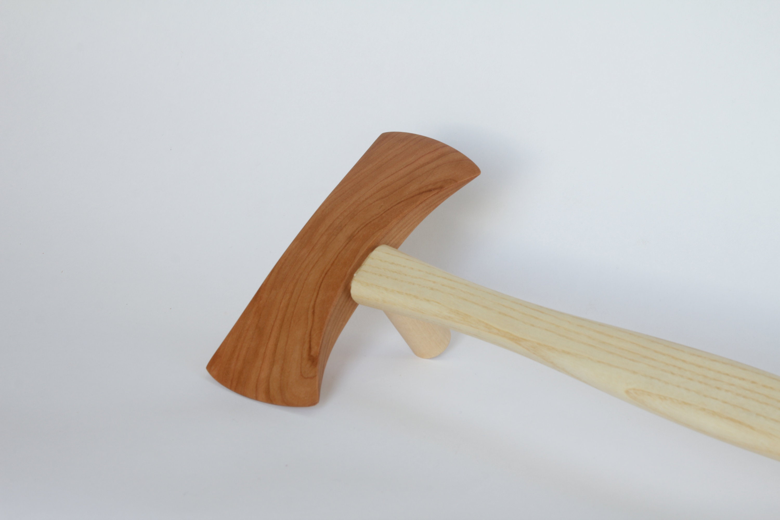 Wooden Double Headed Hatchet Door Handle Pull - Etsy