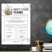 Meet the Teacher, Teacher Template,back to School,all About Me Teacher ...