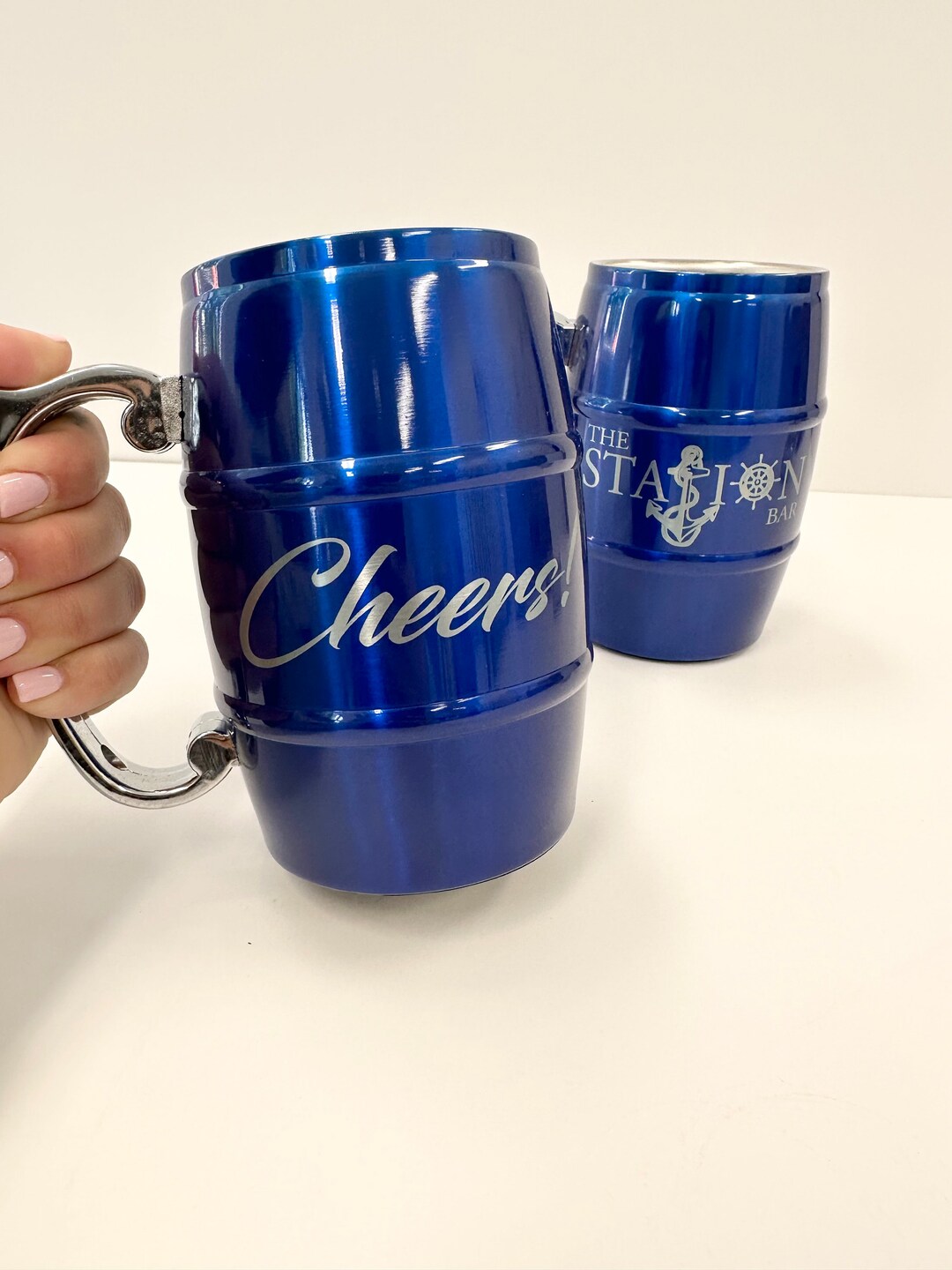 Personalized Metal Barrel Mug Custom Barrel Mug Beer Barrel - Etsy