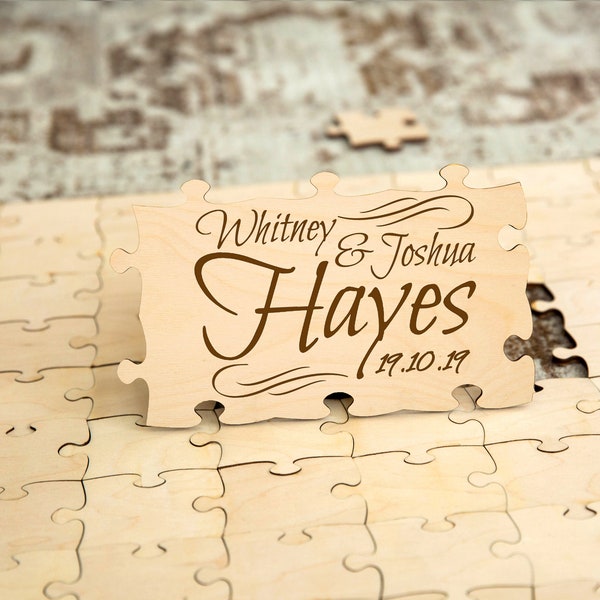 Guest Book Puzzle - Etsy