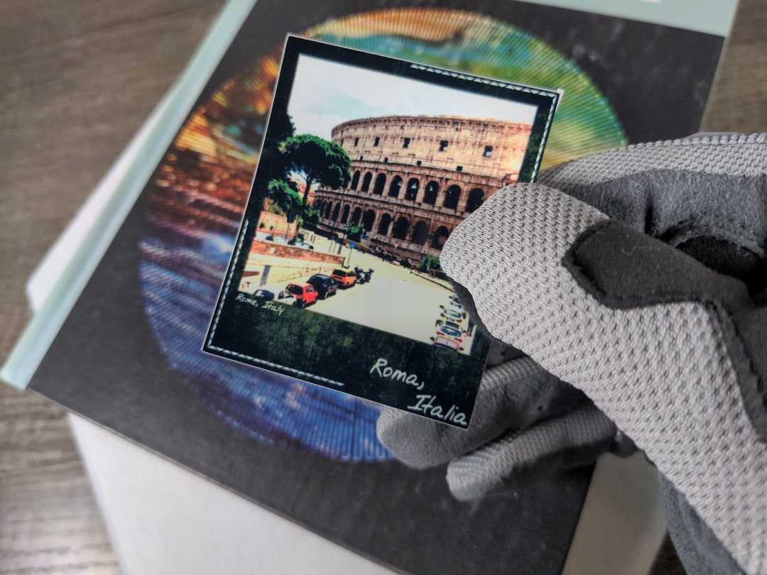 Rome, Italy World City Polaroid Travel Sticker Waterproof Vinyl Instant ...