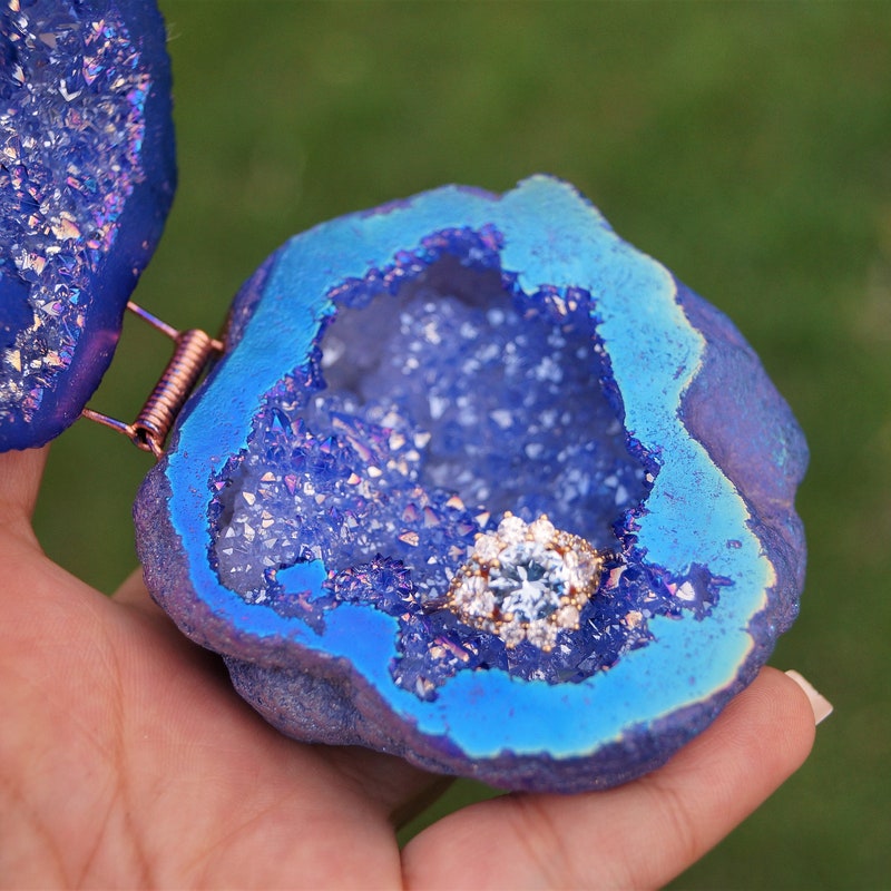 Geode Ring Box - Etsy