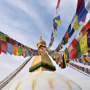 Cotton Prayer Flags (12x10)–premium Quality Large Roll of 25 Flags ...
