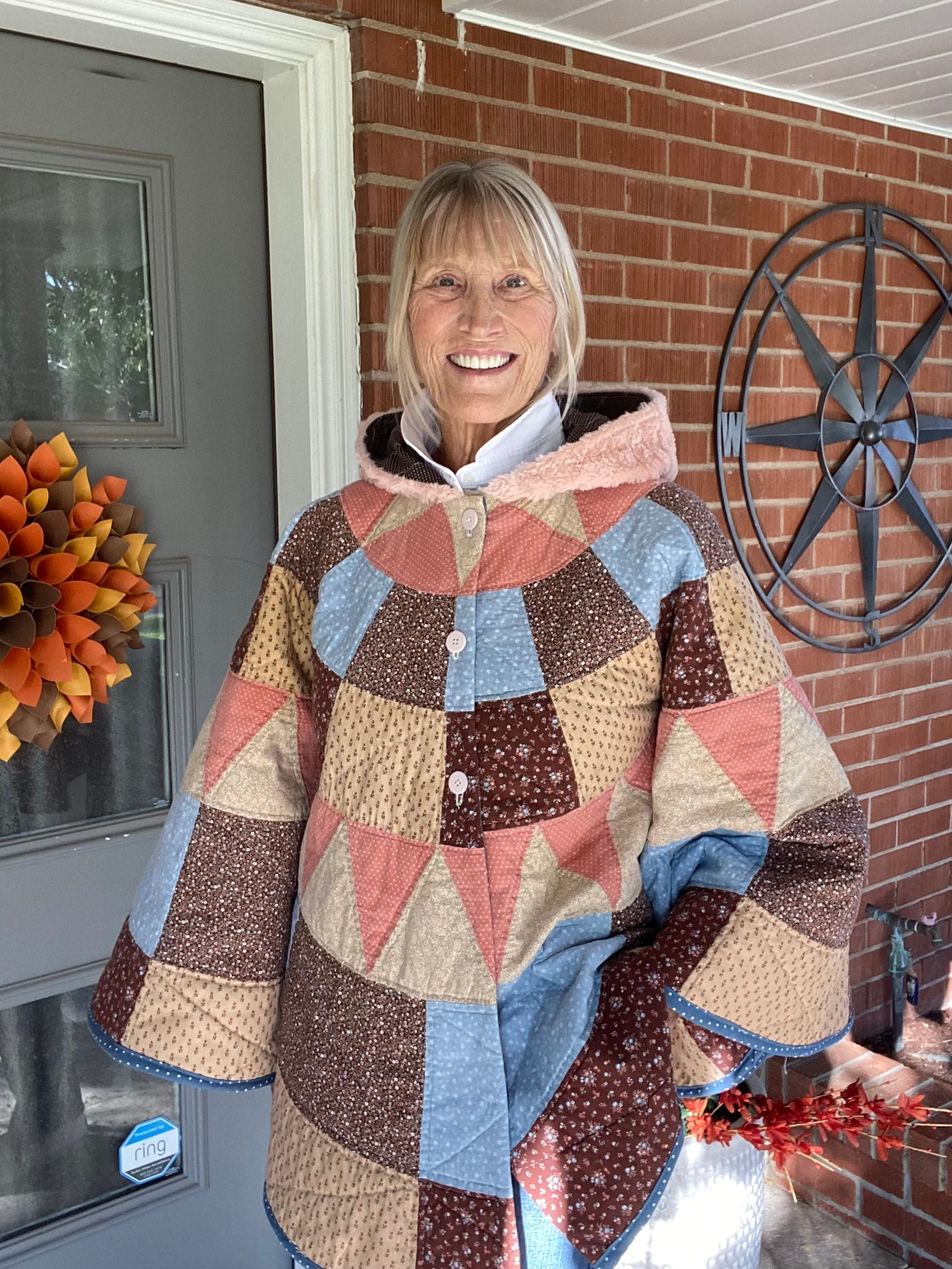 Qulted Cape, Cape Coat, Cape, Quilt Coat, Boho Fashion - Etsy