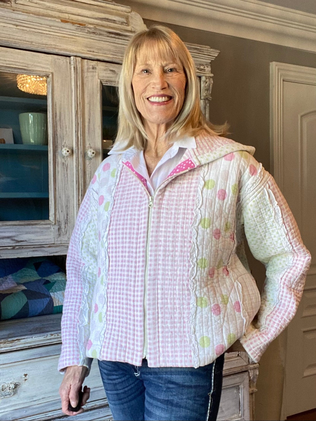 Quilt Coat, Quilted Parka, Patchwork Coat, Patchwork Jacket, Vintage ...