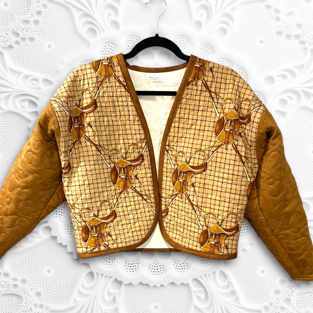 Equestrian Quilted Jacket, Horses, Quilt Coat, Quilted Jacket, English ...