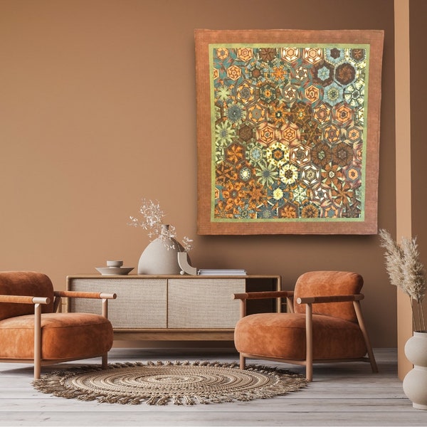 Modern Rustic Quilt - Etsy