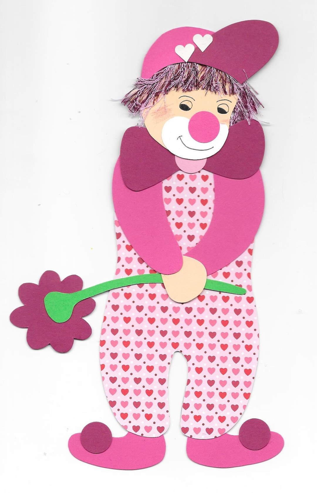 Clown Cardboard Window Picture-carnival-window Decoration-children's ...